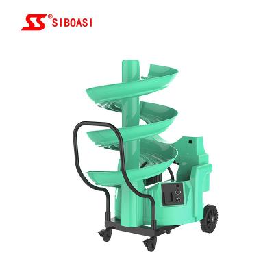 China 4.8-6s/Ball Football Catching Machine , 150 W Soccer Ball Throwing Machine for sale