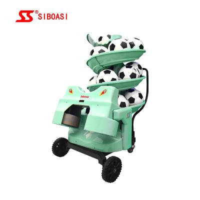 China 4.8-6s/Ball Football Catching Machine , 150 W Soccer Ball Throwing Machine for sale