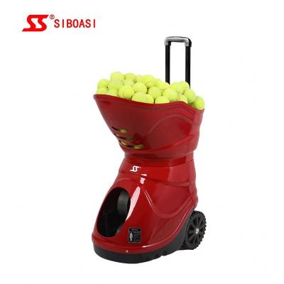 China 150W Automatic Tennis Ball Launcher Machine 160Pcs LCD Remote Control for sale