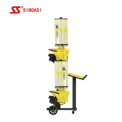中国 Siboasiのバドミントン機械360球容量の理性的な計算機制御 販売のため