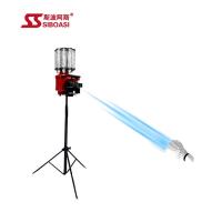 China Red Badminton Shuttlecock Feeder Machine Training Lifting System 0-70CM for sale