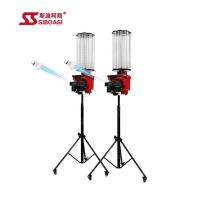 China Red Badminton Shuttlecock Feeder Machine Training Lifting System 0-70CM for sale