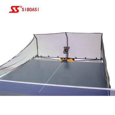 China Smart Remote Control Automatic Table Tennis Machine , SGS Table Tennis Launcher for sale