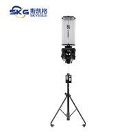 China LCD Remote Control Badminton Training Machine With 180 Degree Serve for sale