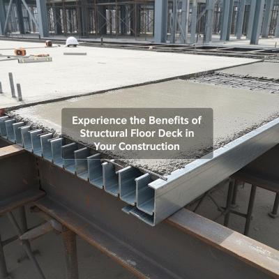 China High Strength Steel Decking Panels Rust Resistant Composite Corrugated Metal Floor Decking Customized for sale