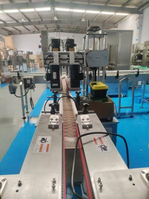 China automatic small desktop oil paste honey viscous liquid round bottle bottling filling capping labeling machine production line for sale