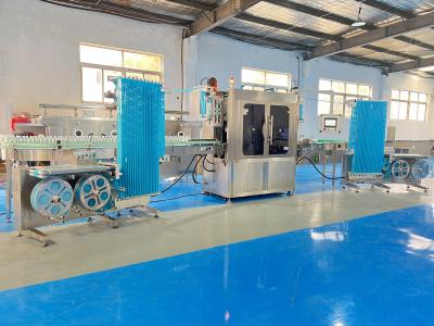 China Double Head Linear Shrink Sleeve Labeling Machine for Cosmetic Shampoo Bottle for sale