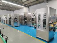 China PLC Controlled Automatic Sleeve Shrink Label Machine for Plastic Bottles for sale
