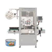 China Automatic Shrink Sleeve Labelling Machine for Canned Fish Products for sale