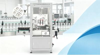China Corner Top Lid Tamper-evident Sealing Labeling Machine with Factory Price for sale
