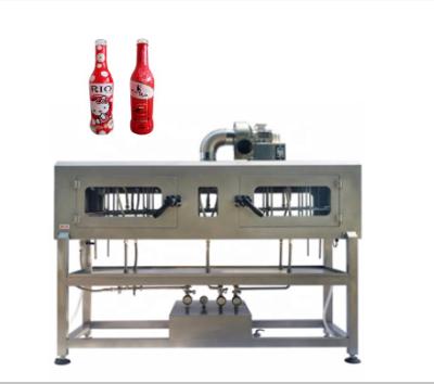 China hand label applicator for flat/round glass and plastic bottle for sale