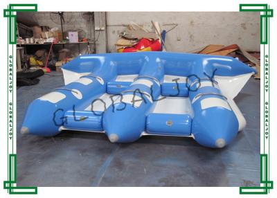 Cina Metropolitana trainabile gonfiabile blu della barca del pesce volante/pesce della mosca Graffio-resistente in vendita