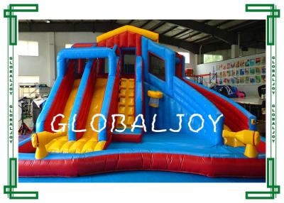 Cina castello rimbalzante gonfiabile attraente del PVC di 0.55mm con lo scorrevole ignifugo in vendita