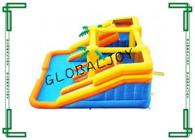 Cina Buttafuori gonfiabili del parco di divertimenti con lo stagno di acqua/scivolo gonfiabile di divertimento combinato in vendita