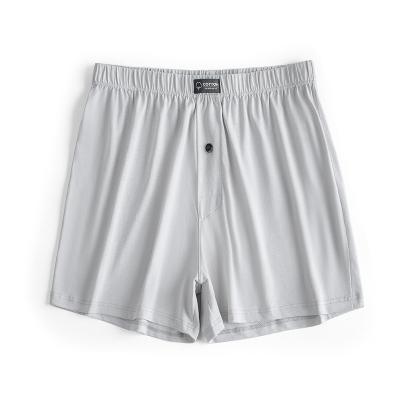 China Lyocell Fabric Mens Gym Boxers Custom Breathable Woven Boxer Shorts for sale