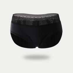Cina Le donne di nylon delle mutandine di periodo di metà di aumento fioriscono la biancheria intima mestruale del pizzo sexy in vendita