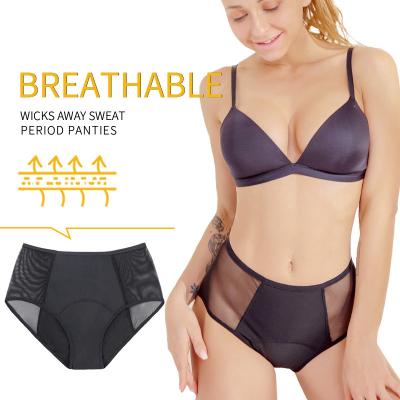Cina Pantaloni pesanti sexy protettivi di periodo di flusso dell'alta di aumento della perdita biancheria intima mestruale della prova in vendita