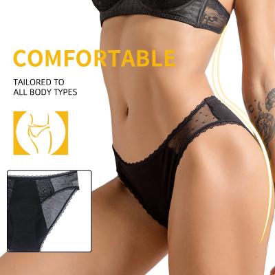 Cina Biancheria intima viscosa di bambù della perdita della prova delle donne mestruali riutilizzabili sexy della biancheria intima in vendita