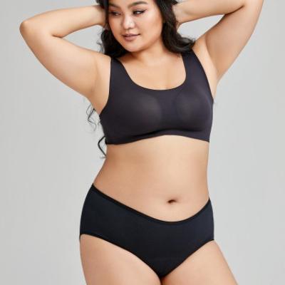 Cina Adulti della biancheria intima di periodo della prova della perdita dei pantaloni a vita bassa 4 strati del cotone della biancheria intima di periodo in vendita