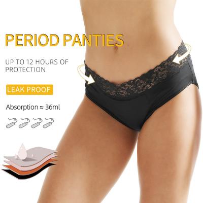Cina L'assorbimento solido 4 della biancheria intima di periodo della prova della perdita del bikini mette a strati le mutandine delle donne in vendita