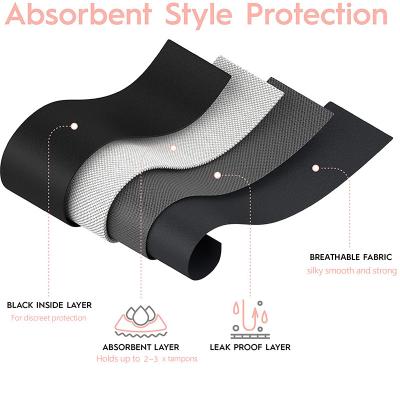 China S-4XL Plus Size Leak Proof Underwear 4 Layer High Absorbency Menstrual Panties for sale