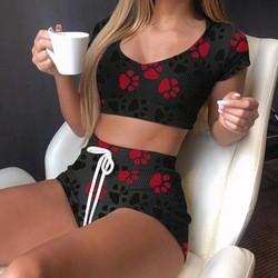 Cina La rattoppatura sexy asciutta rapida della biancheria della tuta basa i pigiami della donna in vendita