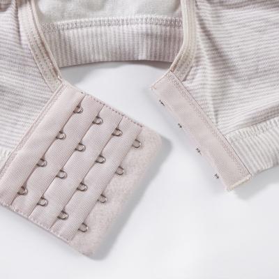 Cina La pianura senza cuciture di cura del reggiseno di gravidanza respirabile del cotone ha tinto il grande reggiseno di sport di gravidanza in vendita
