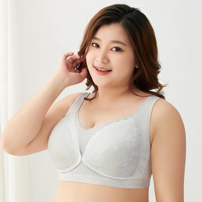 Cina La pianura senza cuciture di cura del reggiseno di gravidanza respirabile del cotone ha tinto il grande reggiseno di sport di gravidanza in vendita