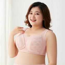 Cina La pianura senza cuciture di cura del reggiseno di gravidanza respirabile del cotone ha tinto il grande reggiseno di sport di gravidanza in vendita