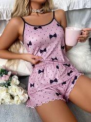 Cina Indumenti da letto casuali stampati attaccati di seta di spaccatura della tuta di estate della primavera della biancheria del ghiaccio sexy del raso in vendita