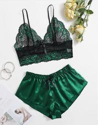 Cina La biancheria intima sottile matura del reggiseno del pizzo del tessuto di seta degli indumenti da notte ha messo la biancheria sexy per la ragazza calda in vendita
