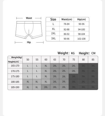 Cina Modal traspirante Boxer Mid Waist Comodo U Intimo Convesso Maschile in vendita