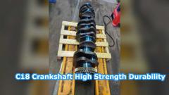 C18 Engine Crankshaft Forged Steel For Heavy Duty Power