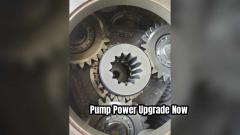 Excavator Hydraulic Pump Upgrade