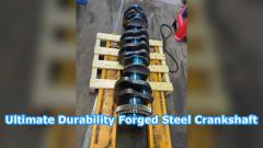 Forged Alloy Steel Crankshaft for Heavy Duty Engines