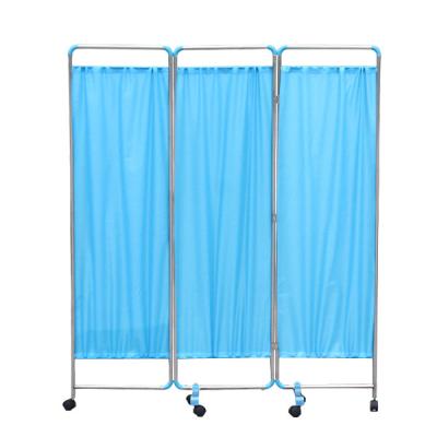 China High quality and hot sale hospital 1,2,3,4 foled medical bed room partition/ bed screen for sale