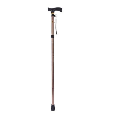 China Best price and good quality handle adjusted with five stalls aluminium folding walking stick for sale