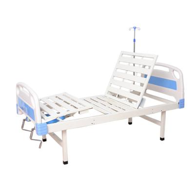 China Low price Medical bed manual easy Double cranks bed for patient for sale for sale