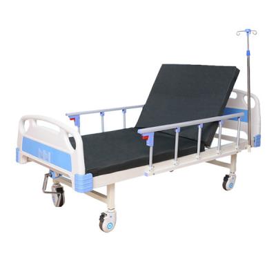 China Manual patient home care single crank hospital bed ,stainless steel hospital bed for sale