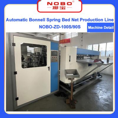 China De lentecapaciteit de 90-100 Lentes Min Mattress Production Line Automatic Te koop