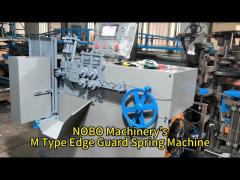 Productie van matrassen Productiviteit 20-25 stuks per minuut Auto M-type Edge Guard Spring Machine