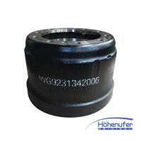 Quality WG9231342006 420x185mm Howo Brake Drum Rear Axle Parts For HC16 AC16 for sale