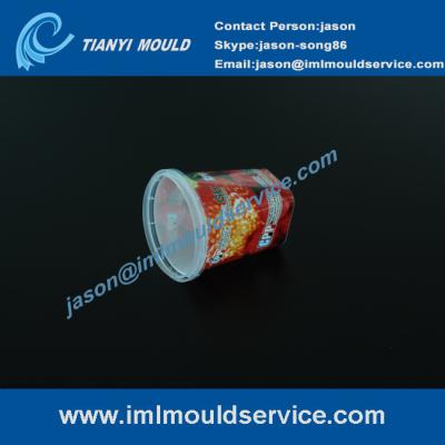 China 2 cavity thinwall containers mould, thin wall IML mould, thin-wall container mould for sale