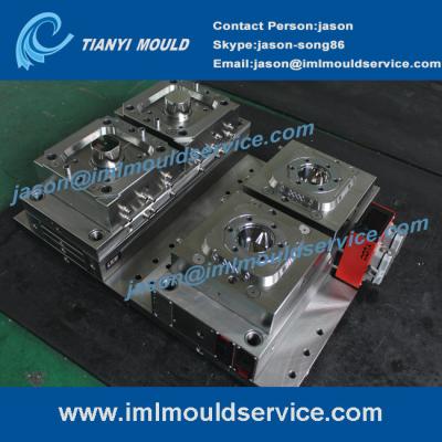 China thin-walls PP container molding offered, S136 steel thin walls cup mould,IML cup mold for sale