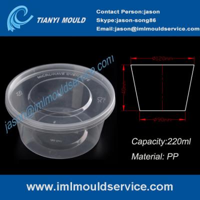 China 220ml disposable plastic fruit bowl mould manufacturer for sale