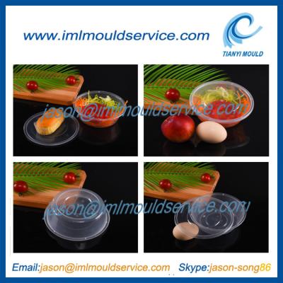 China highest quality 300ml clear plastic salad bowls disposable mould companies for sale