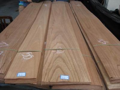 China Sliced Cut Natural Chinese Mindy Wood Veneer Sheet for sale
