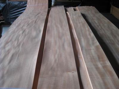 China Sliced Cut Natural Okoume Wood Veneer Sheet for sale