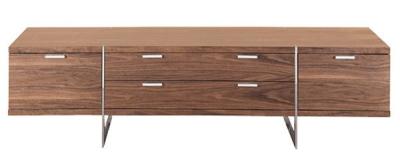 China Natural American Walnut Wood Veneer Sheet For Low TV Unit for sale