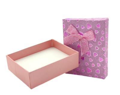 China Caixa de presente laminada de papel especial do cartão 1200gsm com fita à venda